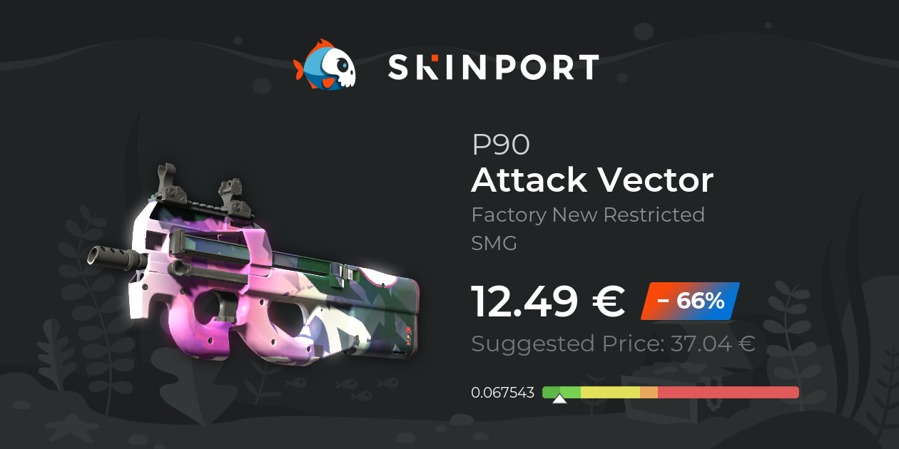 P90 | Attack Vector (Factory New) - Counter-Strike 2 - Skinport