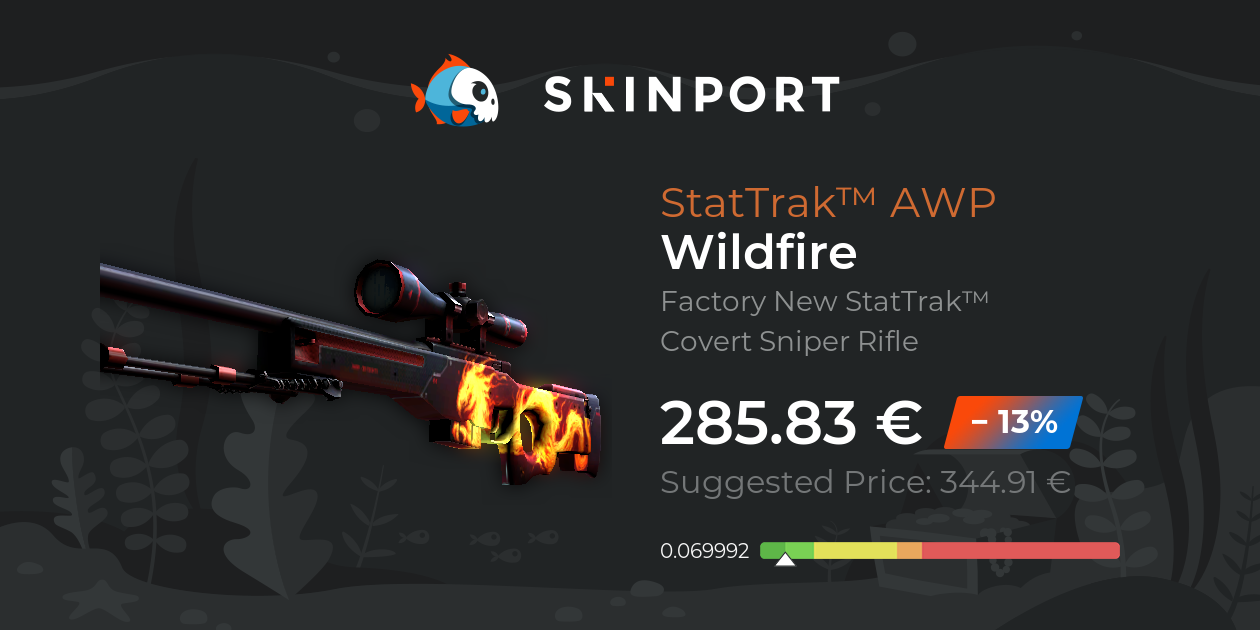 StatTrak™ AWP | Wildfire (Factory New) - Counter-Strike 2 - Skinport