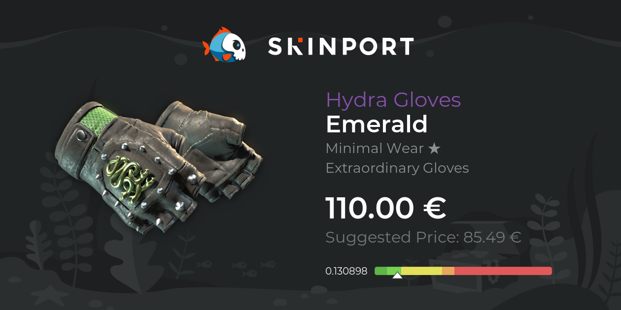 Hydra Gloves | Emerald (Minimal Wear) - Counter-Strike 2 - Skinport