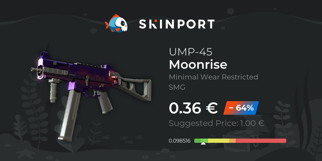 UMP-45 | Moonrise (Minimal Wear) - Counter-Strike 2 - Skinport
