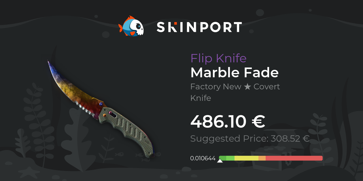 Flip Knife | Marble Fade (Factory New) - Counter-Strike 2 - Skinport