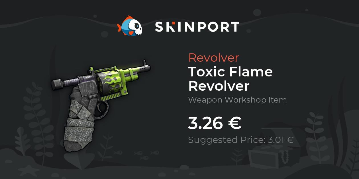 Toxic Flame Revolver - Rust - Skinport