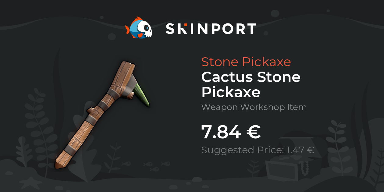 Cactus Stone Pickaxe - Rust - Skinport