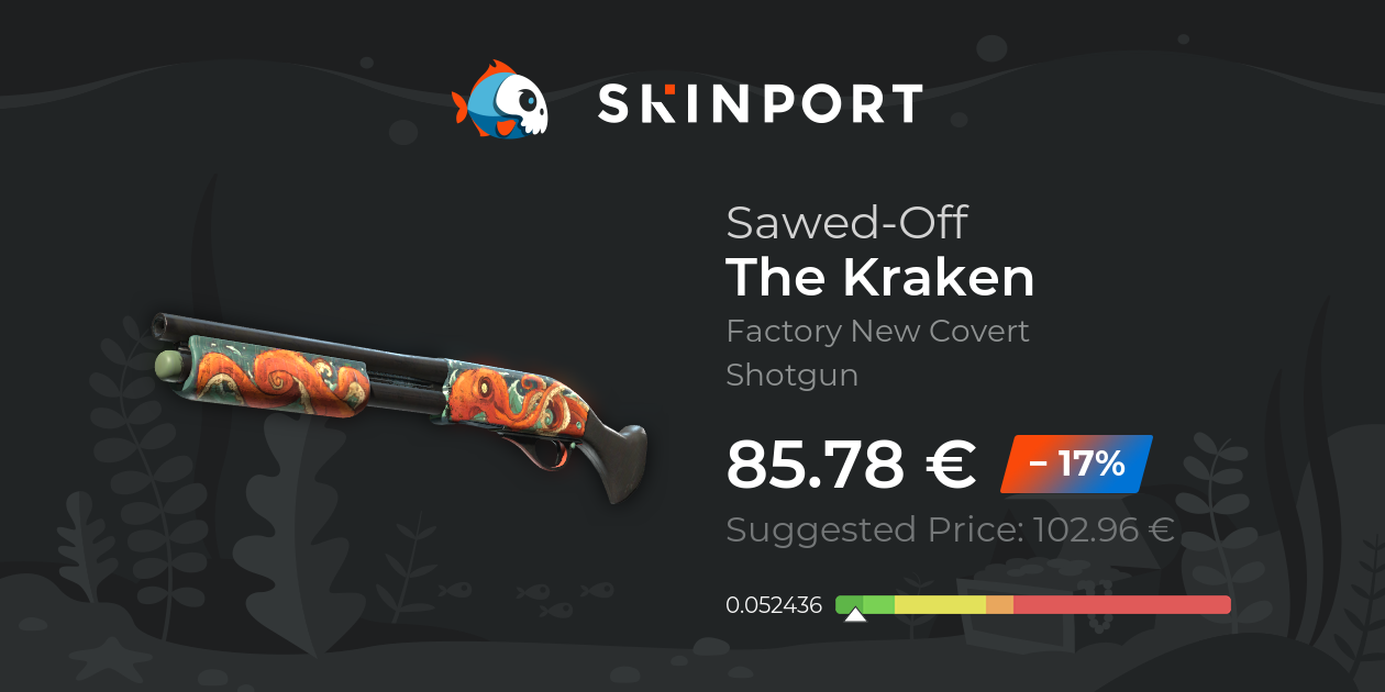 Sawed-Off | The Kraken (Factory New) - Counter-Strike 2 - Skinport