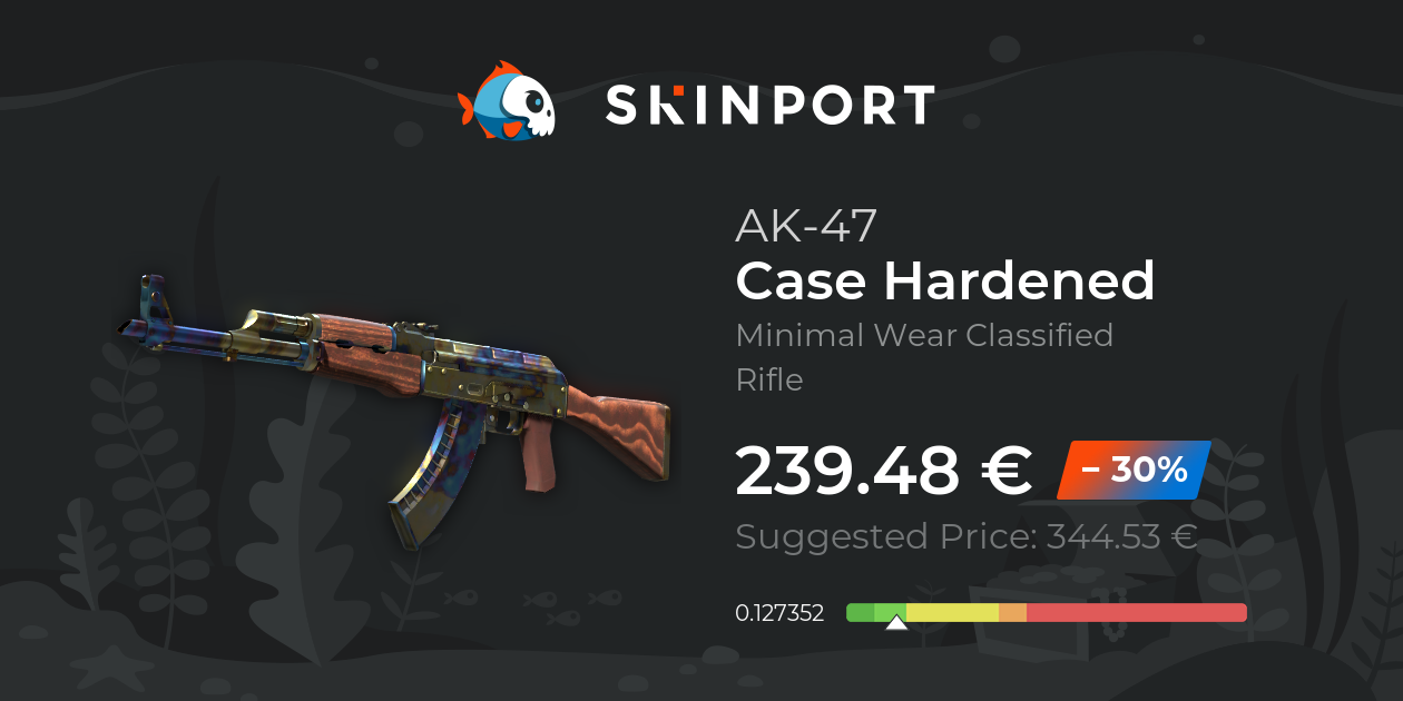 AK-47 | Case Hardened (Minimal Wear) - Counter-Strike 2 - Skinport
