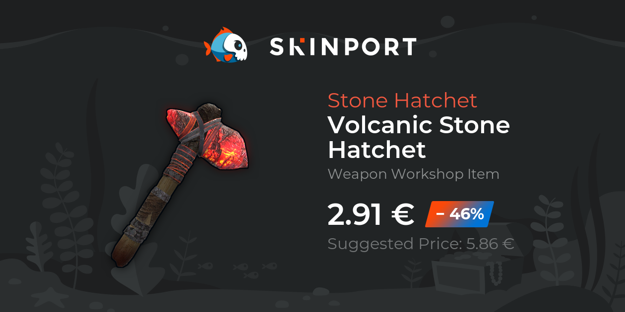Volcanic Stone Hatchet - Rust - Skinport