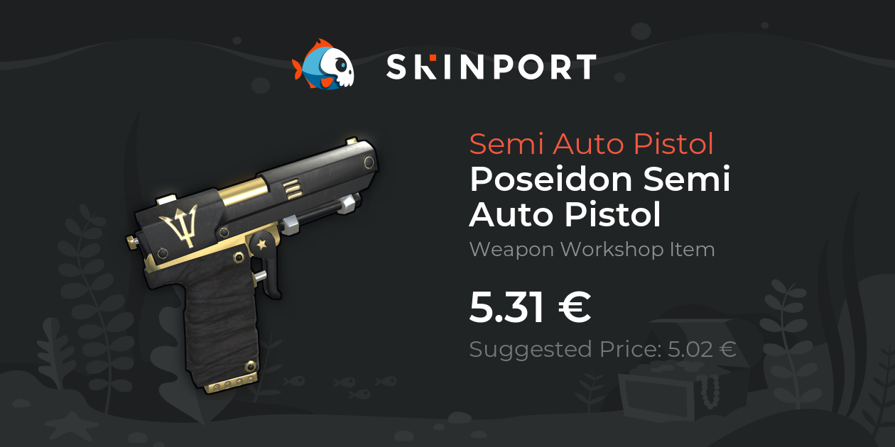 Poseidon Semi Auto Pistol - Rust - Skinport