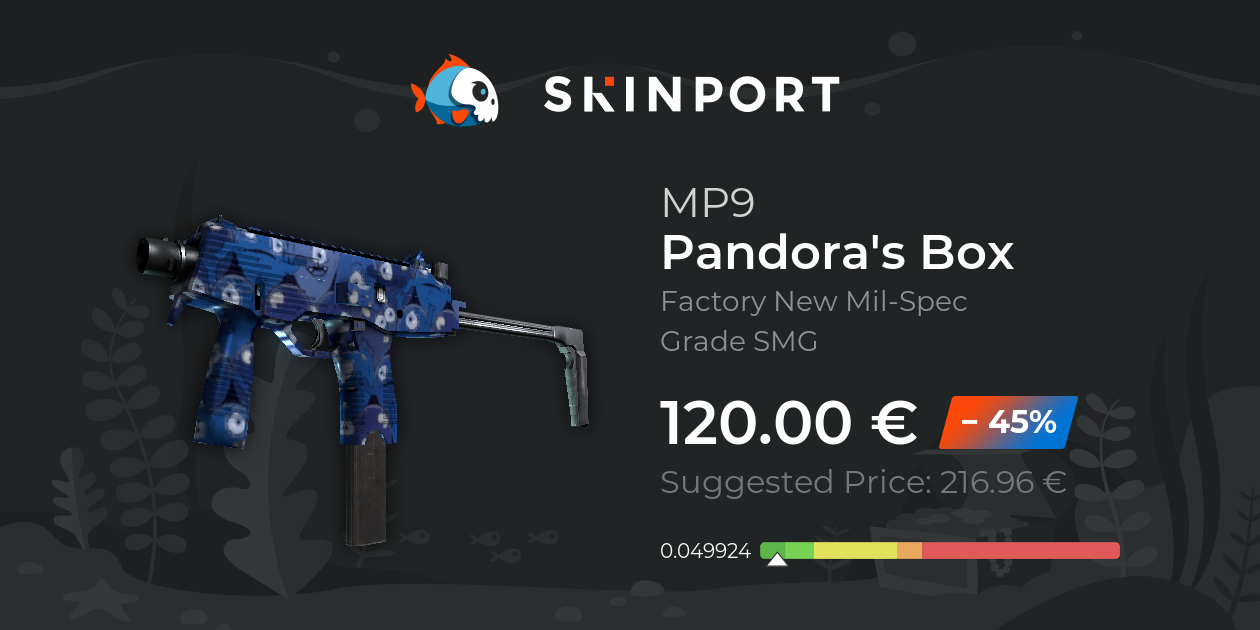 MP9 | Pandora's Box (Factory New) - CS2 - Skinport
