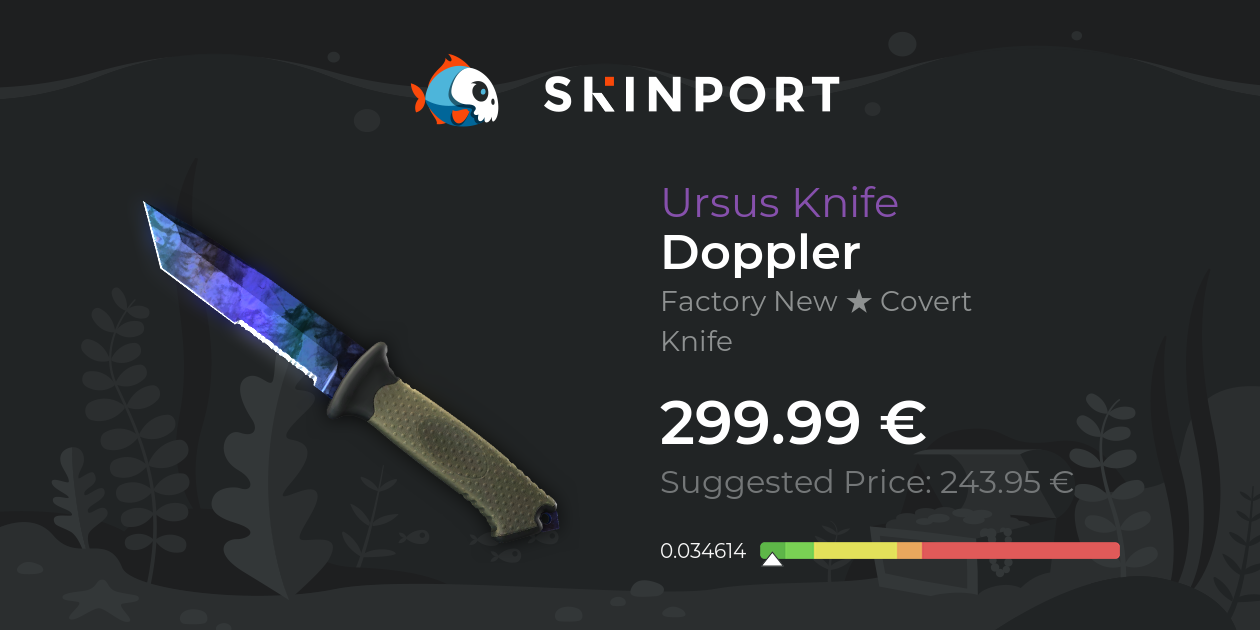 Ursus Knife | Doppler (Factory New) - Counter-Strike 2 - Skinport
