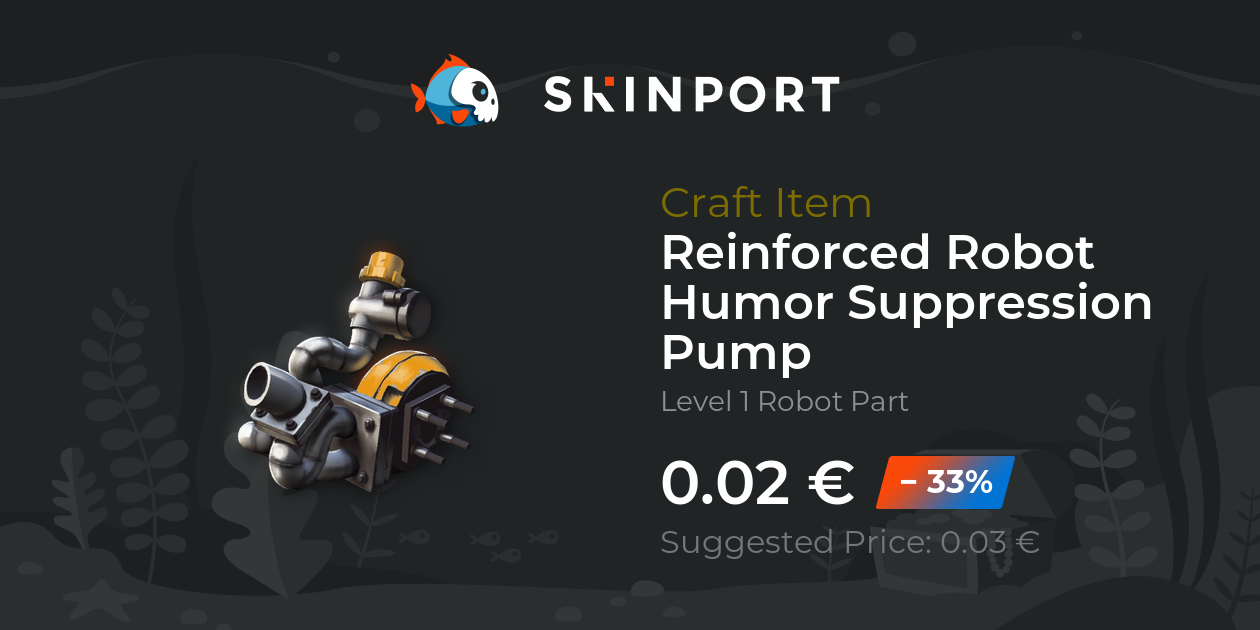 Genforstærket Robot-humorundertrykkelsespumpe - Team Fortress 2 - Skinport