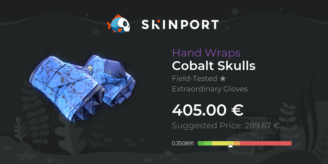 Hand Wraps | Cobalt Skulls (Field-Tested) - Counter-Strike 2 - Skinport