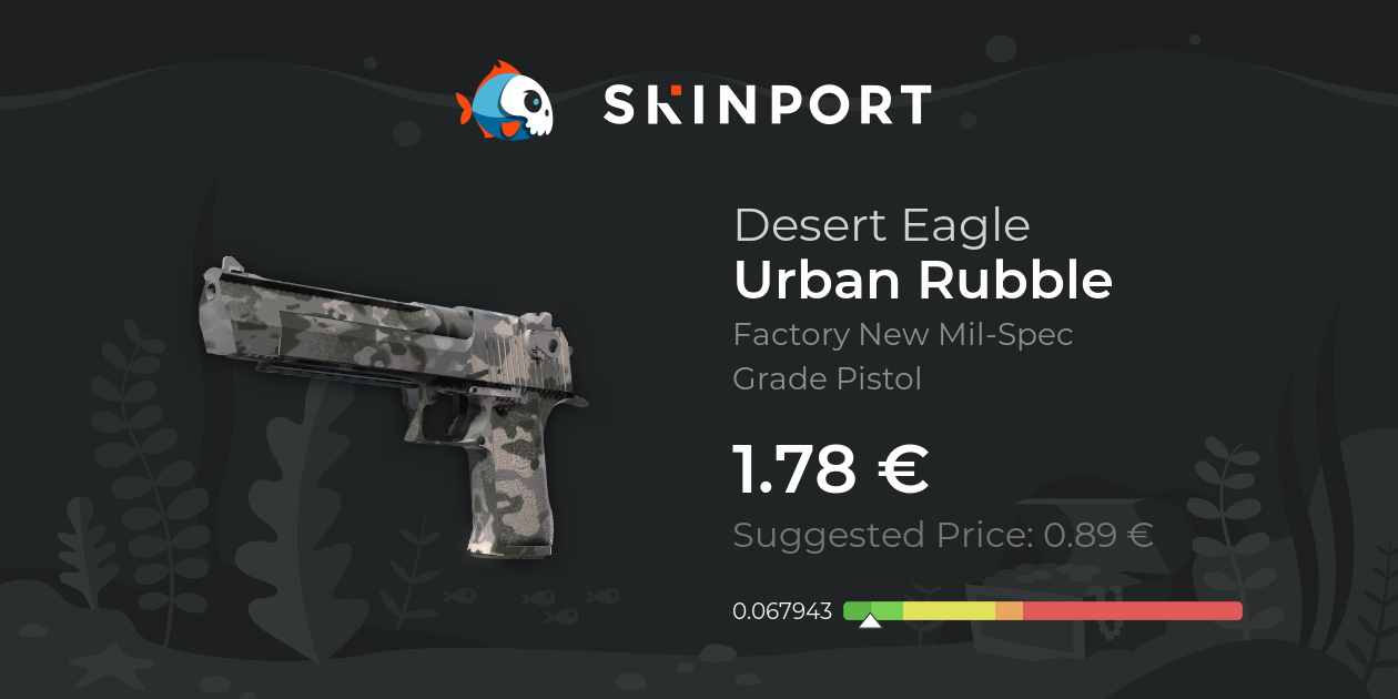 Desert Eagle | Urban Rubble (Factory New) - Counter-Strike 2 - Skinport