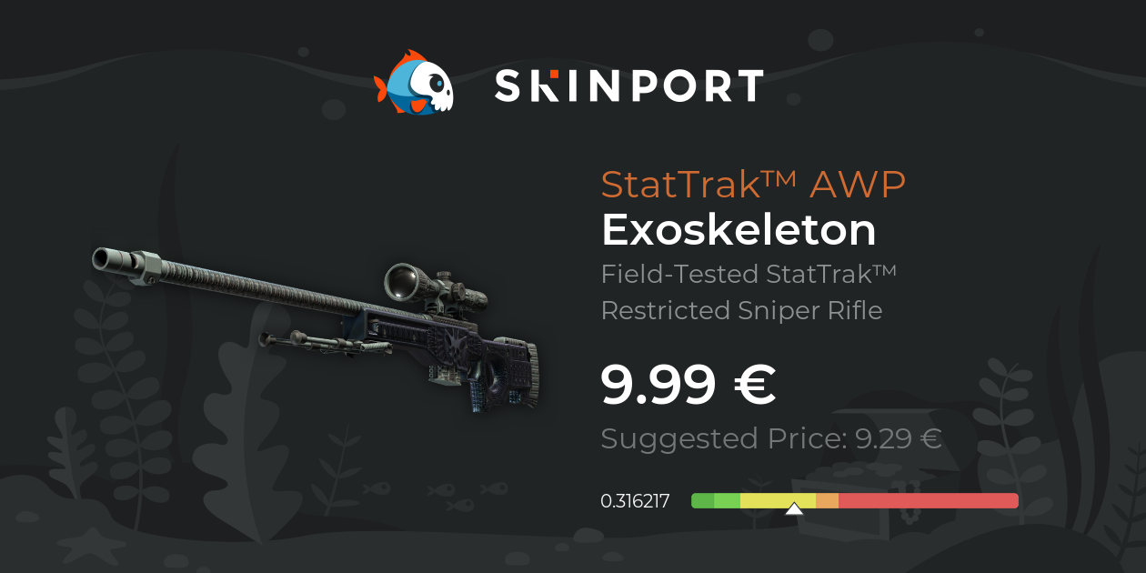 StatTrak™ AWP | Exoskeleton (Field-Tested) - Counter-Strike 2 - Skinport
