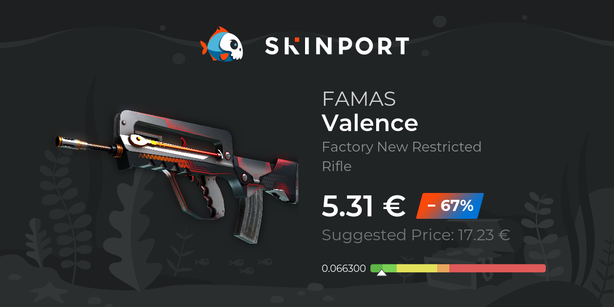 FAMAS | Valence (Factory New) - CS:GO - Skinport