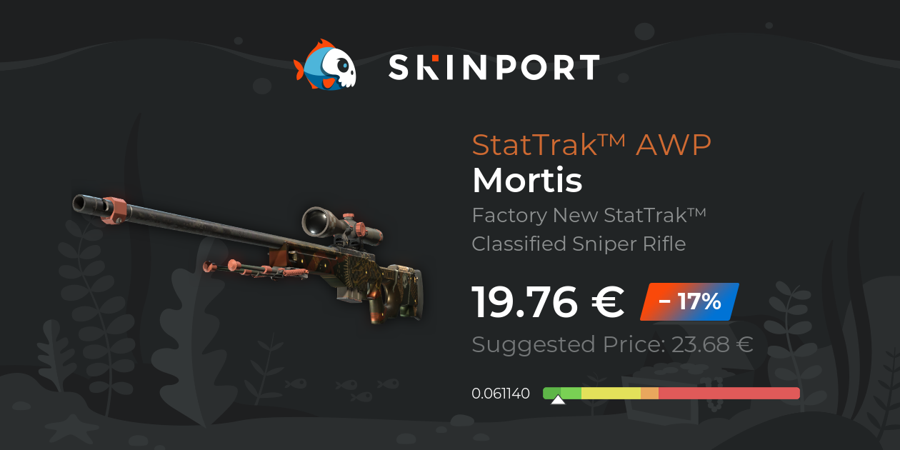 StatTrak™ AWP | Mortis (Factory New) - Counter-Strike 2 - Skinport