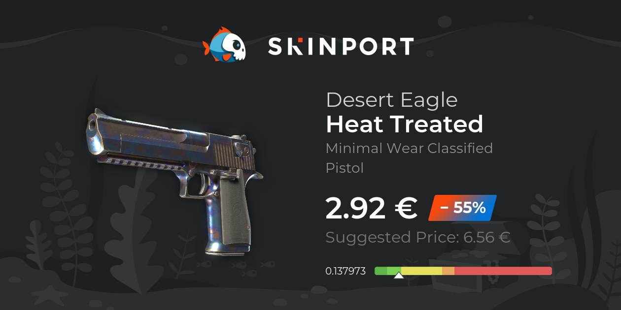 Desert Eagle | Heat Treated (Minimal Wear) - Counter-Strike 2 - Skinport