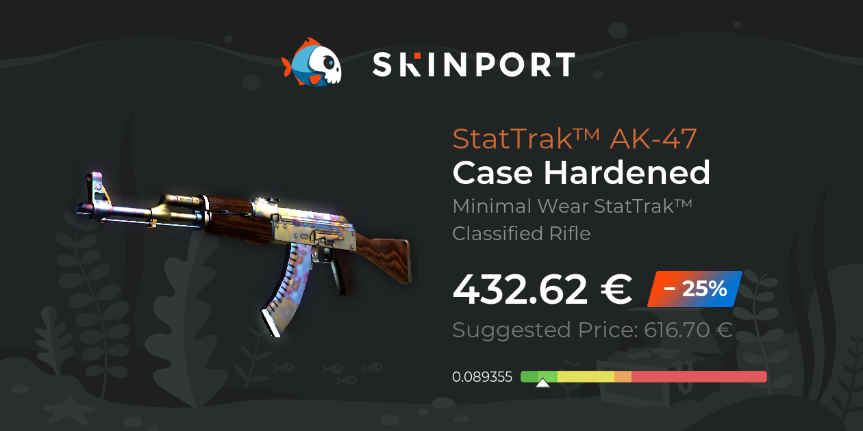 StatTrak™ AK-47 | Case Hardened (Minimal Wear) - Counter-Strike 2 ...