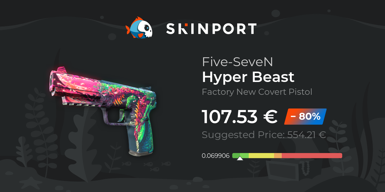 Five-SeveN | Hyper Beast (Factory New) - Counter-Strike 2 - Skinport