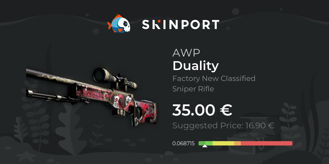 AWP | Duality (Factory New) - Counter-Strike 2 - Skinport