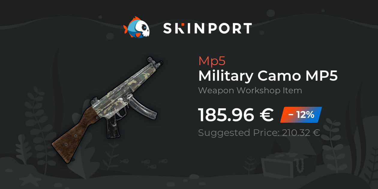 Military Camo MP5 - Rust - Skinport