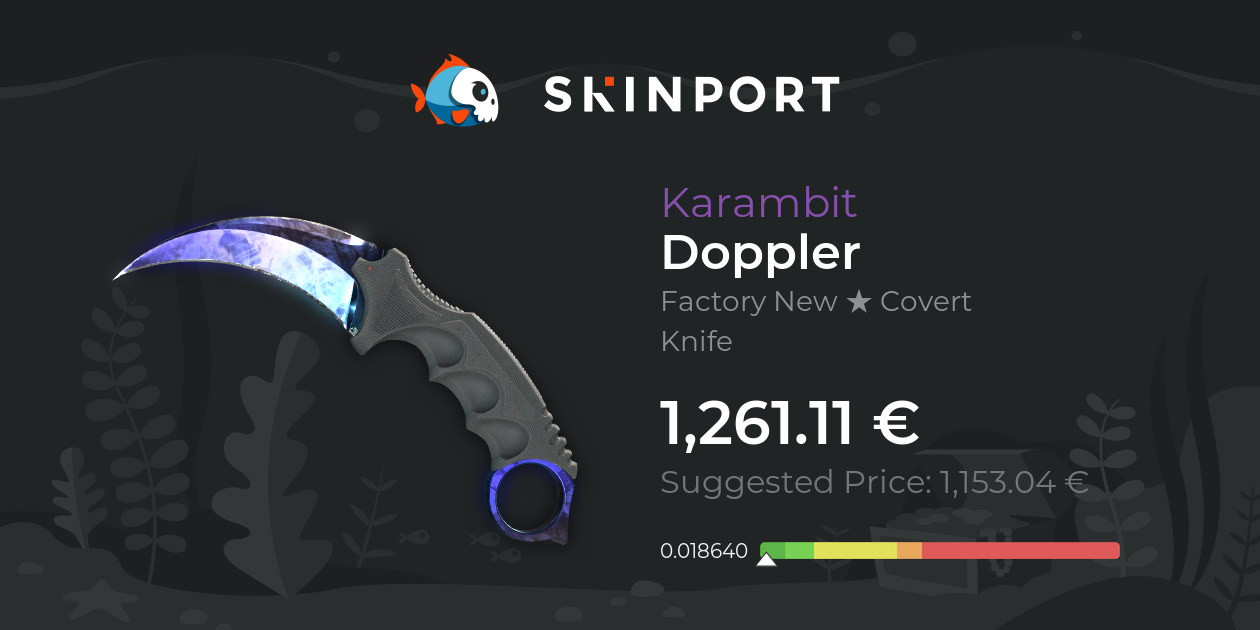 Karambit | Doppler (Factory New) - Counter-Strike 2 - Skinport