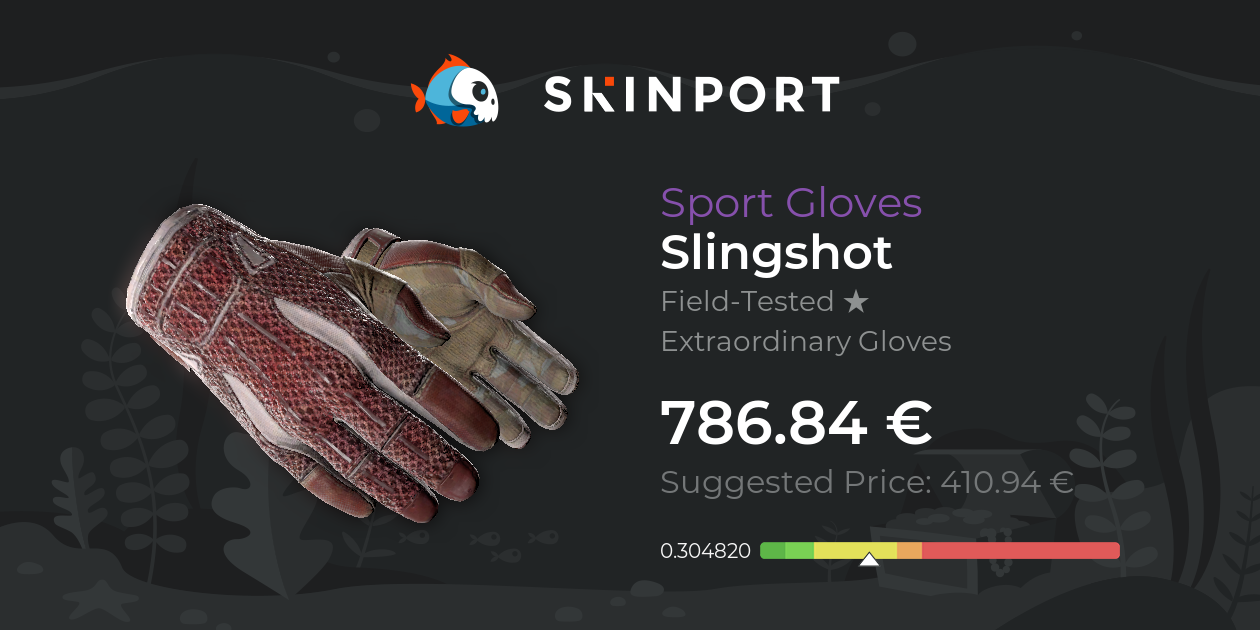 Sport Gloves | Slingshot (Field-Tested) - CS:GO - Skinport