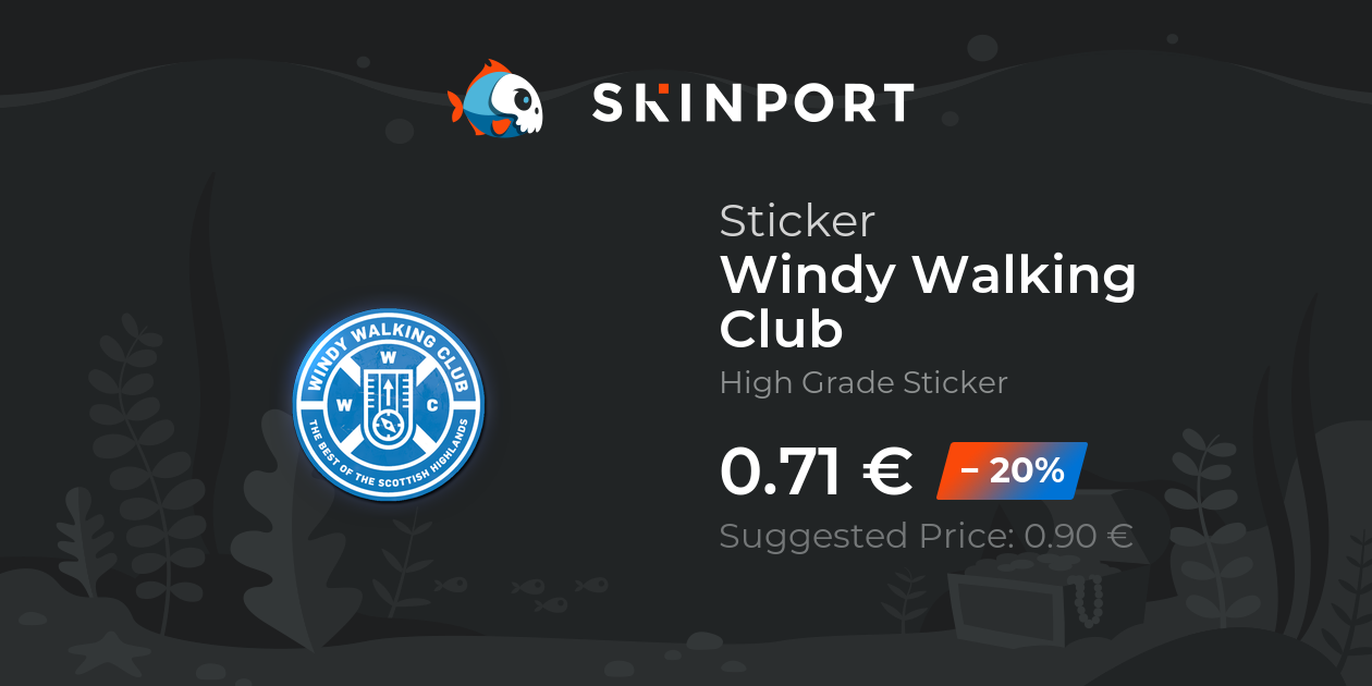 Sticker | Windy Walking Club - Counter-Strike 2 - Skinport
