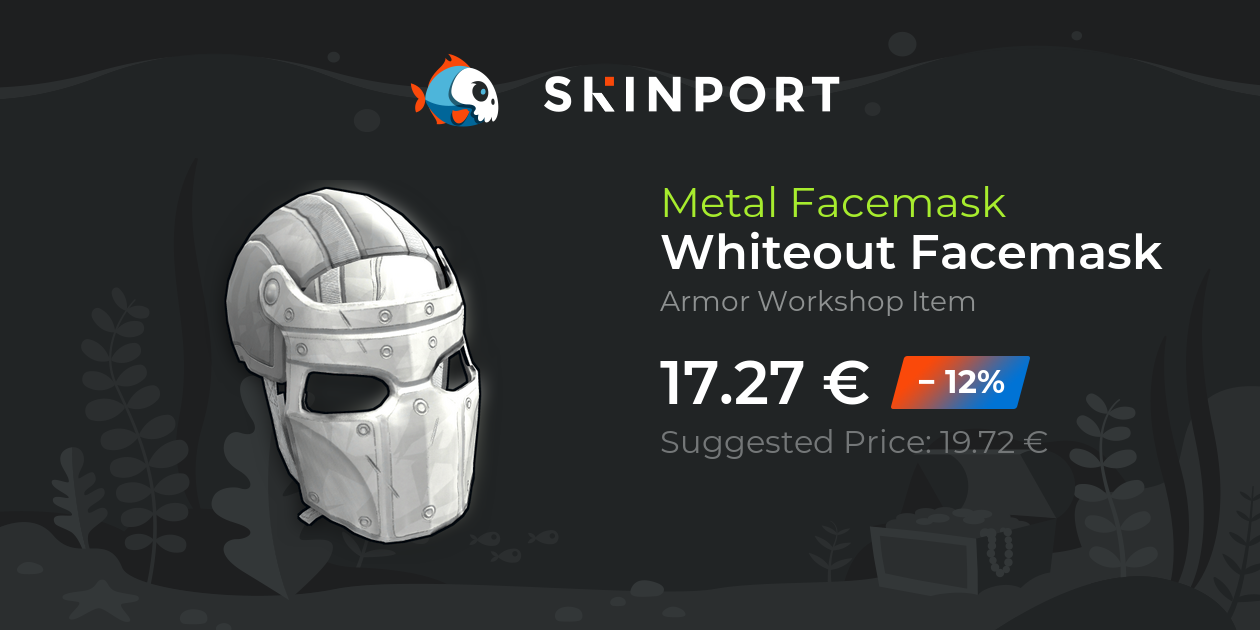 Whiteout Facemask - Rust - Skinport