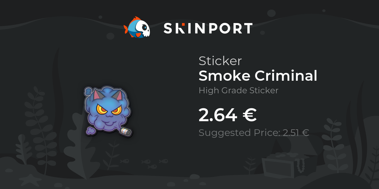Sticker | Smoke Criminal - Counter-Strike 2 - Skinport