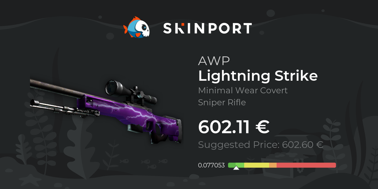 AWP | Lightning Strike (Minimal Wear) - CS2 - Skinport