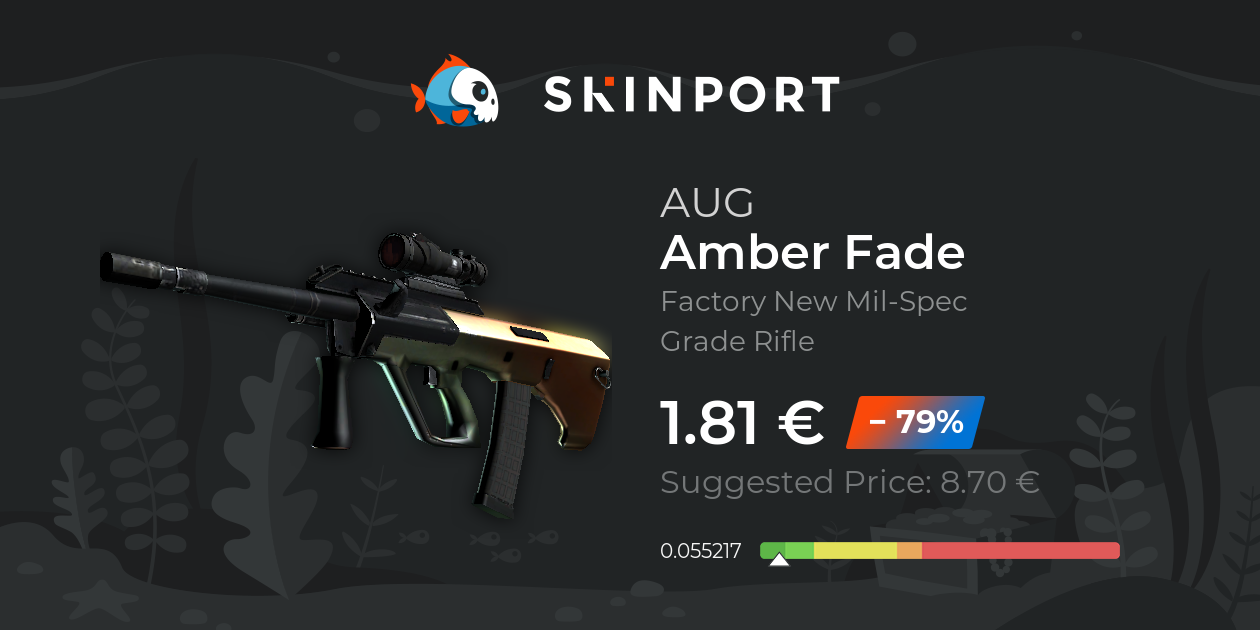 AUG | Amber Fade (Factory New) - Counter-Strike 2 - Skinport