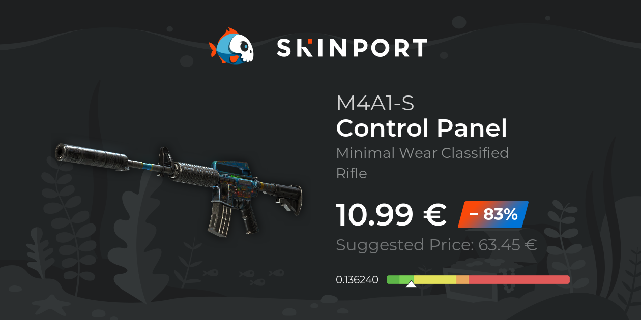 M4A1-S | Control Panel (Minimal Wear) - Counter-Strike 2 - Skinport
