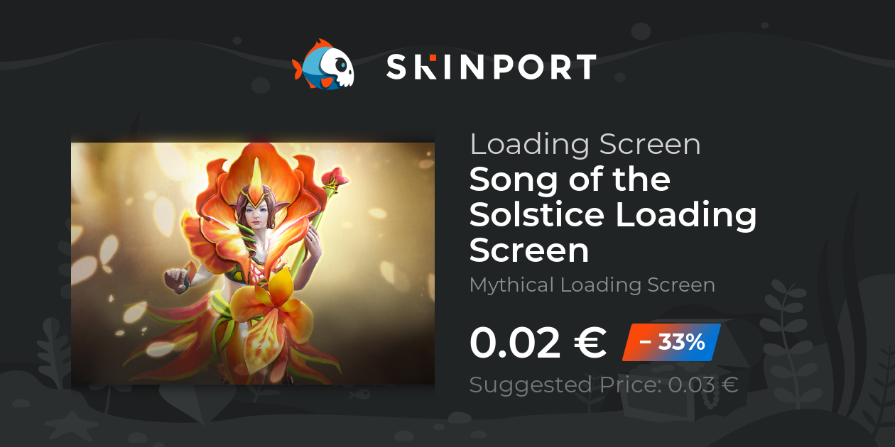 Chant du solstice : écran de chargement - Dota 2 - Skinport