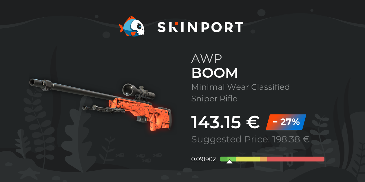 AWP | *嘣* (略有磨损) - Counter-Strike 2 - Skinport