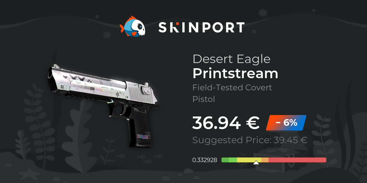 Desert Eagle | Printstream (Field-Tested) - Counter-Strike 2 - Skinport