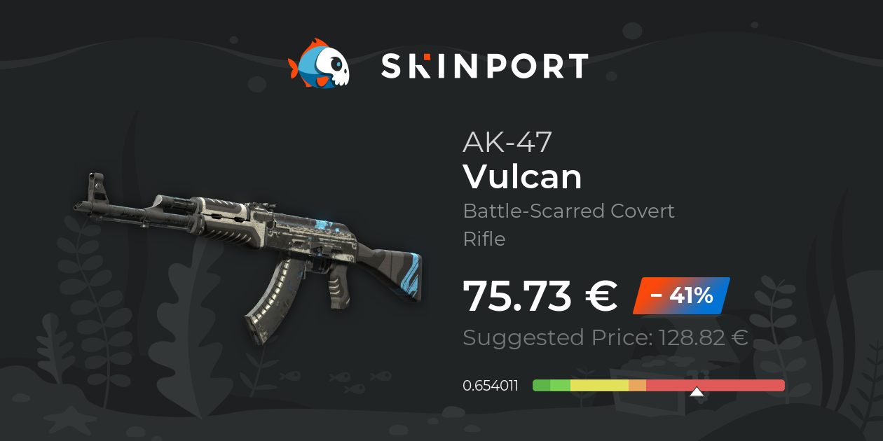 AK-47 | Vulcan (Battle-Scarred) - Counter-Strike 2 - Skinport