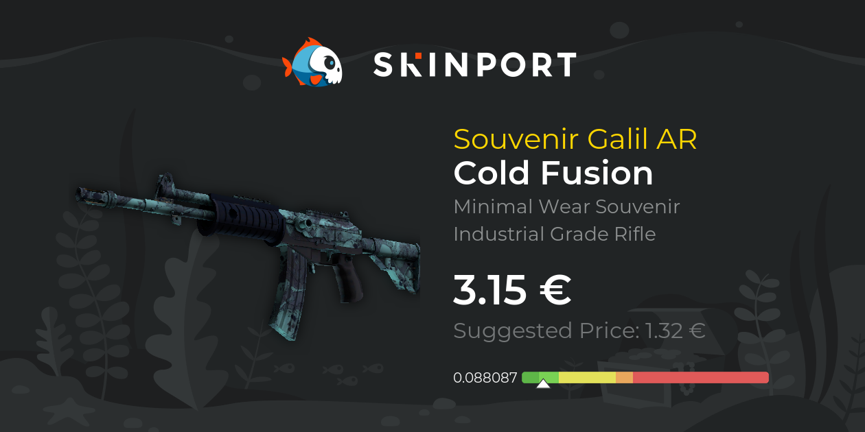 Souvenir Galil AR | Cold Fusion (Minimal Wear) - CS:GO - Skinport