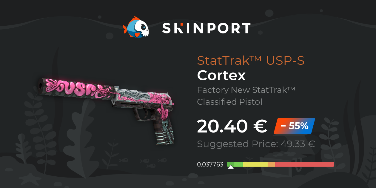 StatTrak™ USP-S | Cortex (Factory New) - Counter-Strike 2 - Skinport