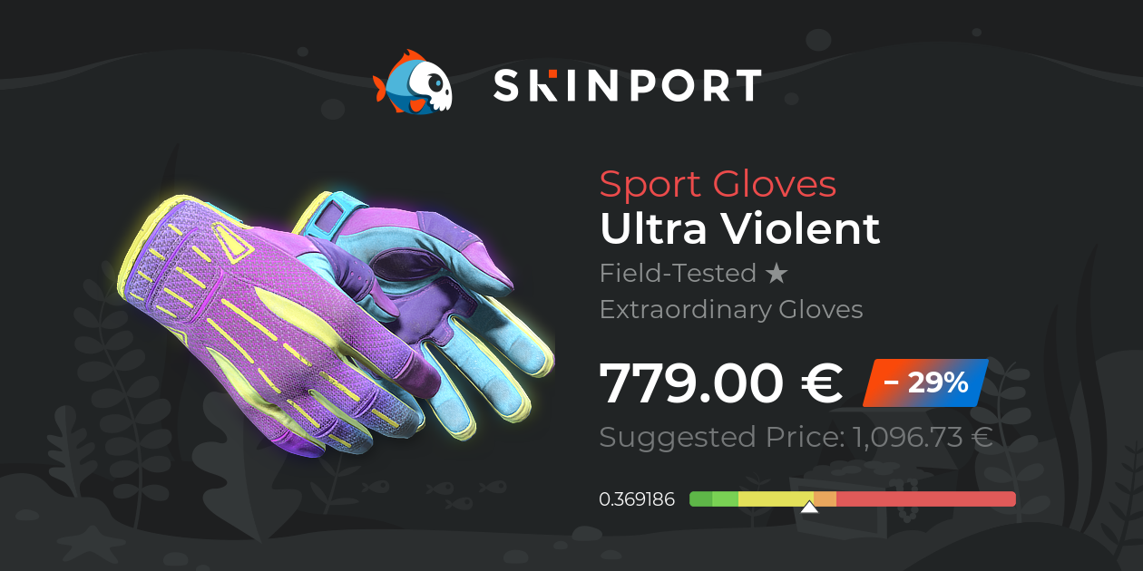 Sport Gloves | Ultra Violent (Field-Tested) - Counter-Strike 2 - Skinport
