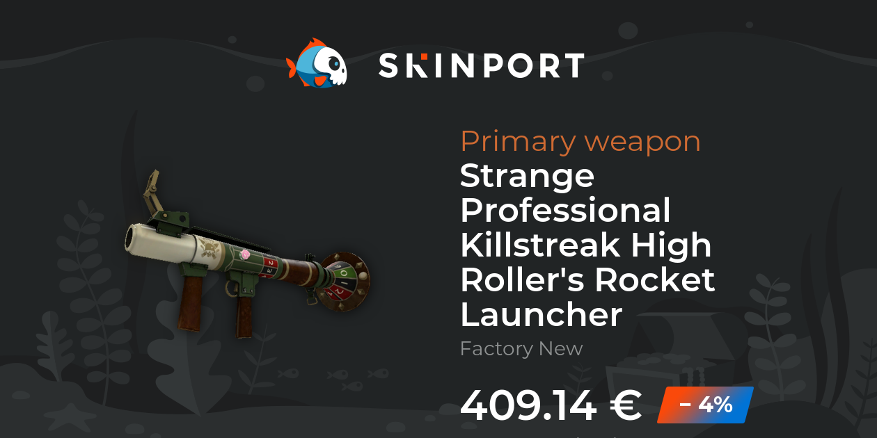 Strange Professional Killstreak High Roller's Rocket Launcher (Factory ...