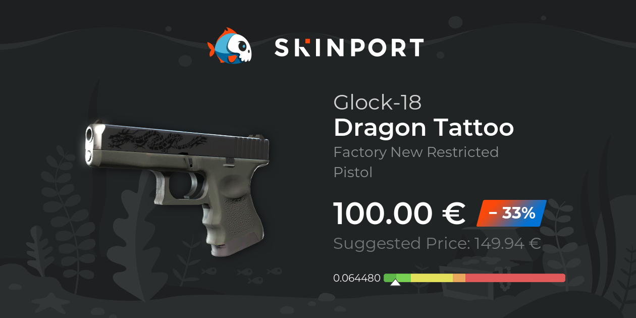 Glock-18 | Dragon Tattoo (Factory New) - Counter-Strike 2 - Skinport