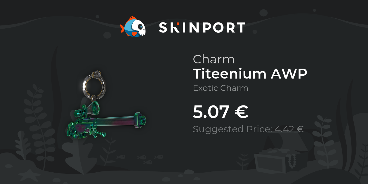 Charm | Titeenium AWP - Counter-Strike 2 - Skinport