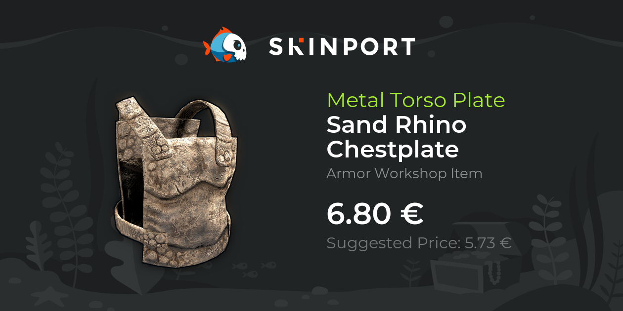 Sand Rhino Chestplate - Rust - Skinport