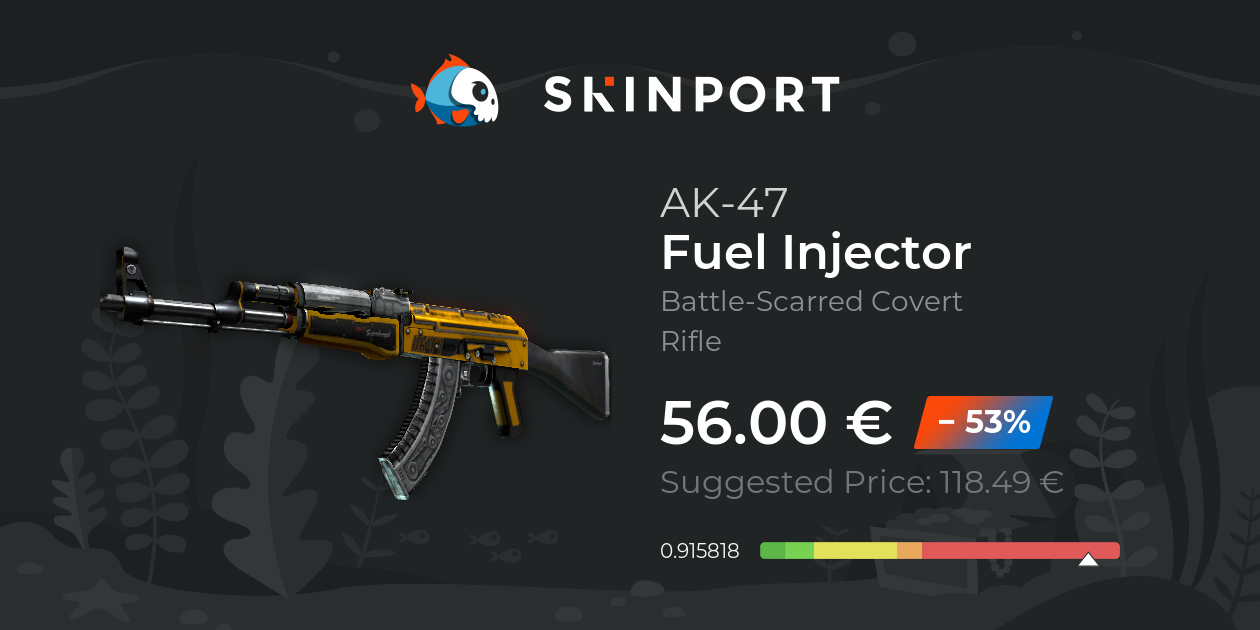 AK-47 | Fuel Injector (Battle-Scarred) - Counter-Strike 2 - Skinport