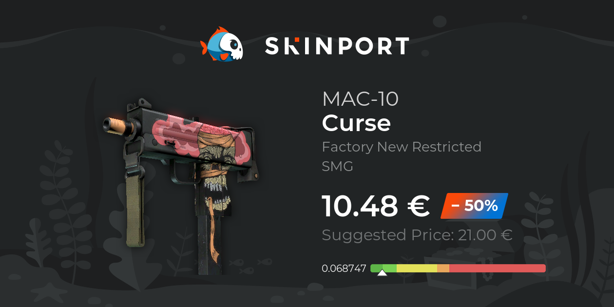 MAC-10 | Curse (Factory New) - Counter-Strike 2 - Skinport