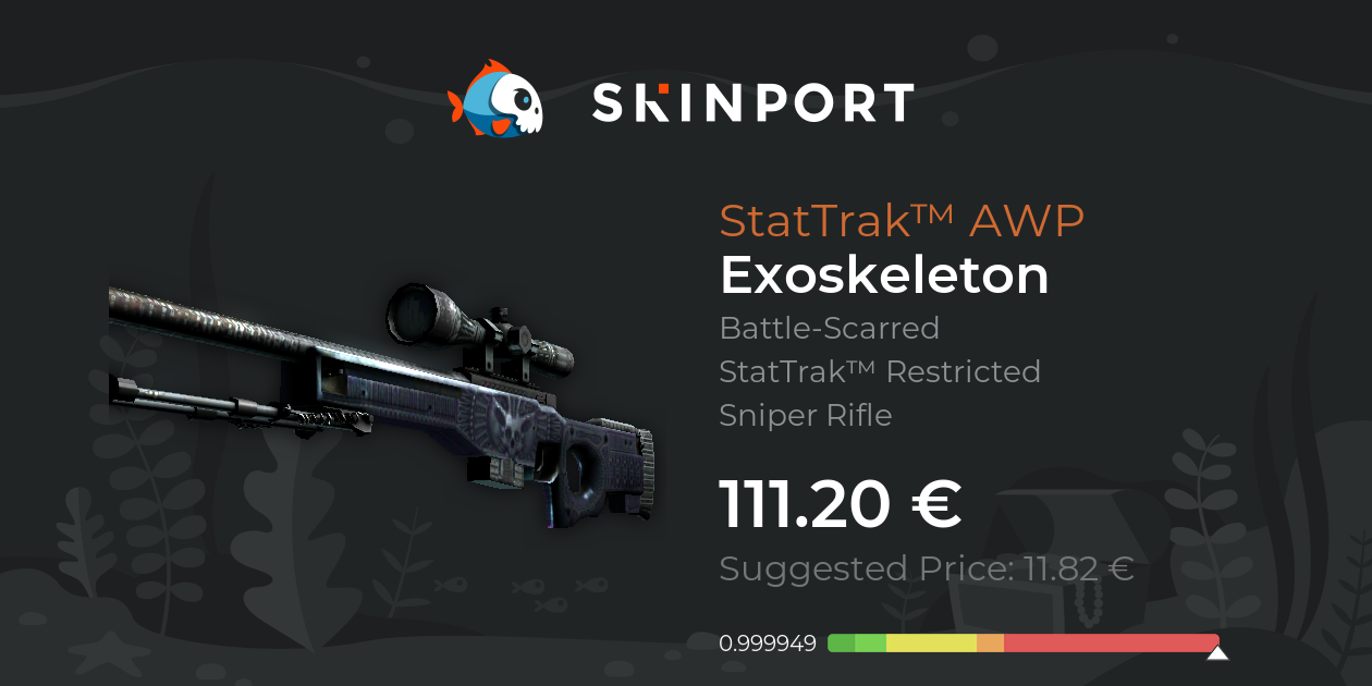 StatTrak™ AWP | Exoskeleton (Battle-Scarred) - Counter-Strike 2 - Skinport