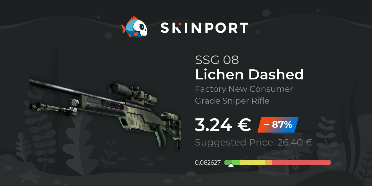 SSG 08 | Lichen Dashed (Factory New) - Counter-Strike 2 - Skinport