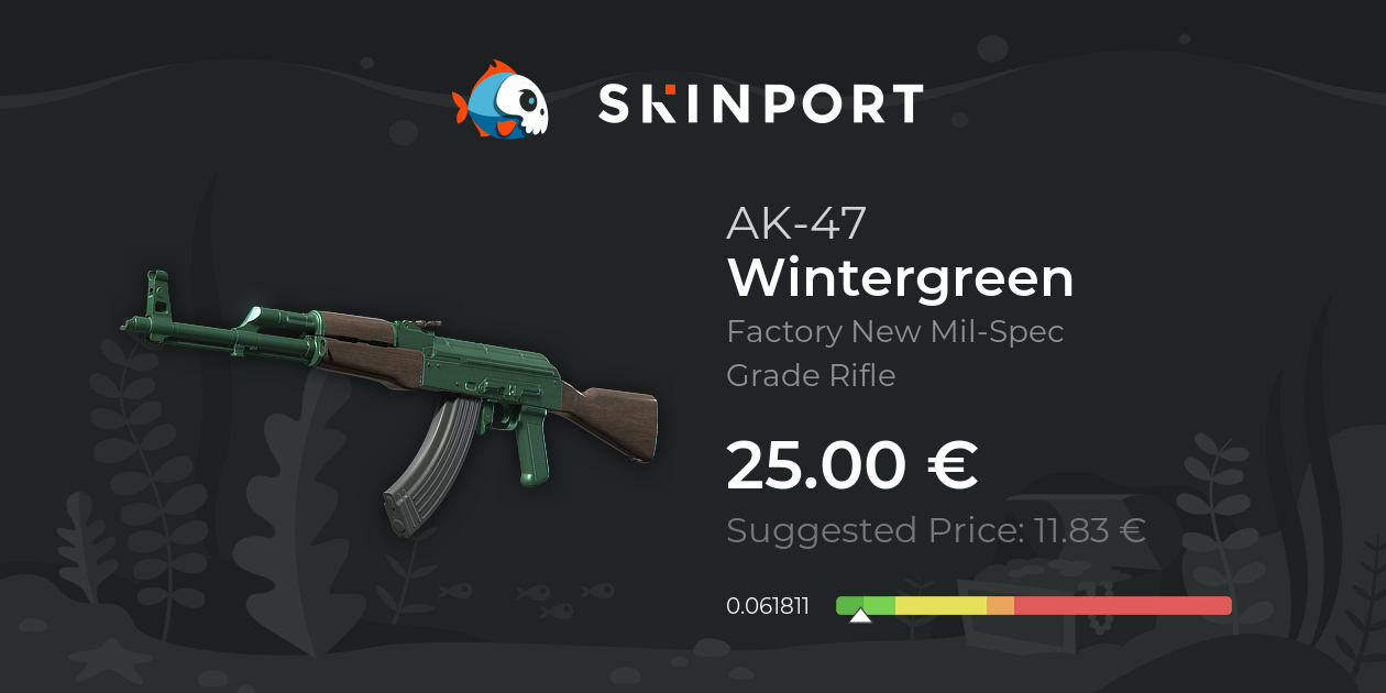 AK-47 | Wintergreen (Factory New) - Counter-Strike 2 - Skinport