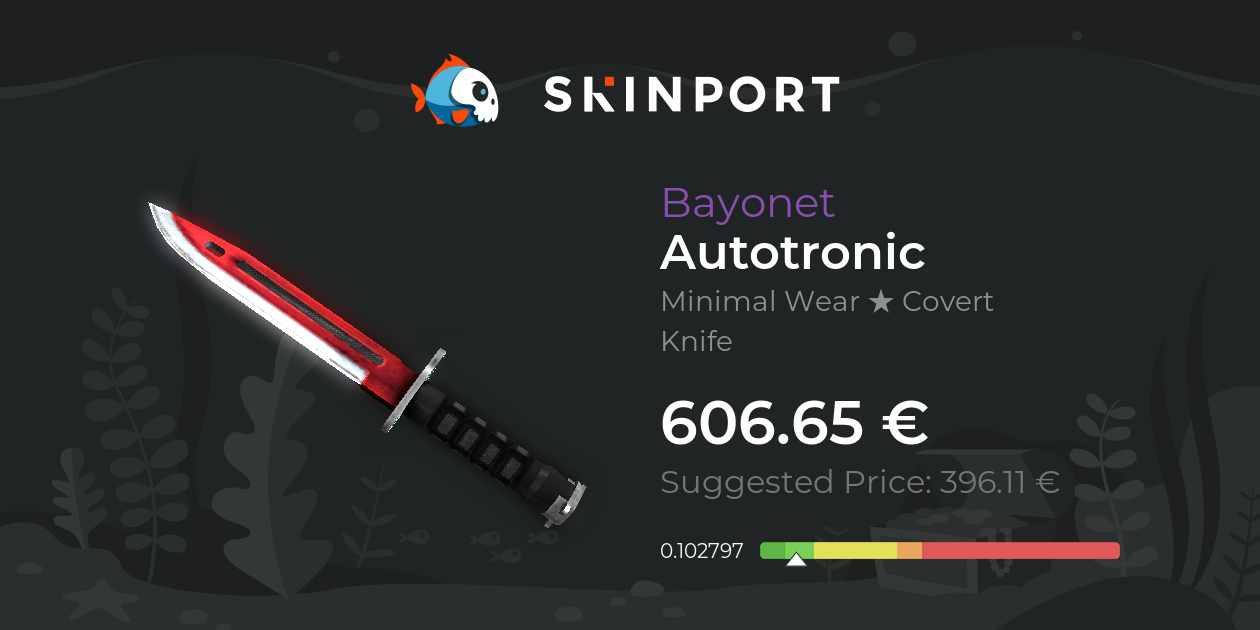 Bayonet | Autotronic (Minimal Wear) - Counter-Strike 2 - Skinport