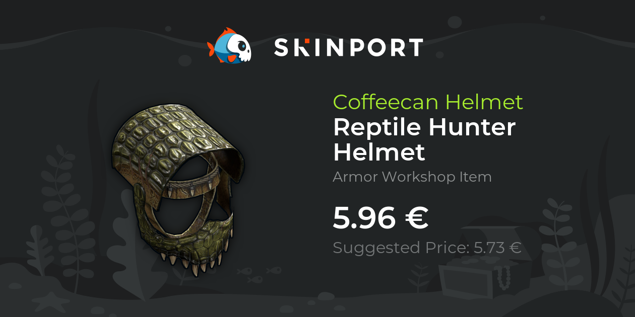 Reptile Hunter Helmet - Rust - Skinport